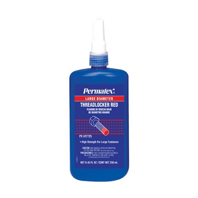 PERMATEX® Large Diameter Threadlocker Red - 250 ml bottle