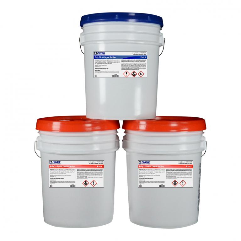 Polytek 75-90 Polyurethane Liquid Mold Rubber - Chemical Concepts Inc