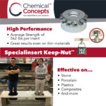KEEP-NUT™ By Special Insert - 1/4-20 Thread - Chemical Concepts