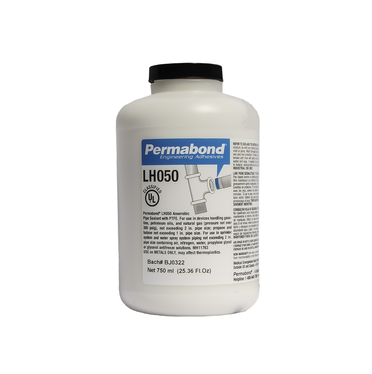 Permabond LH050 Anaerobic Threadsealant - Chemical Concepts Inc