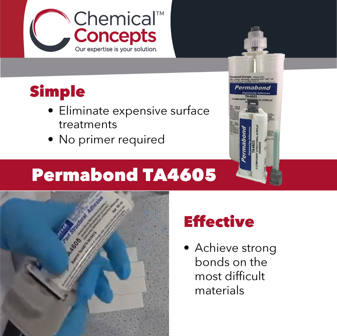 Permabond TA4605 Acrylic Adhesive | Chemical Concepts