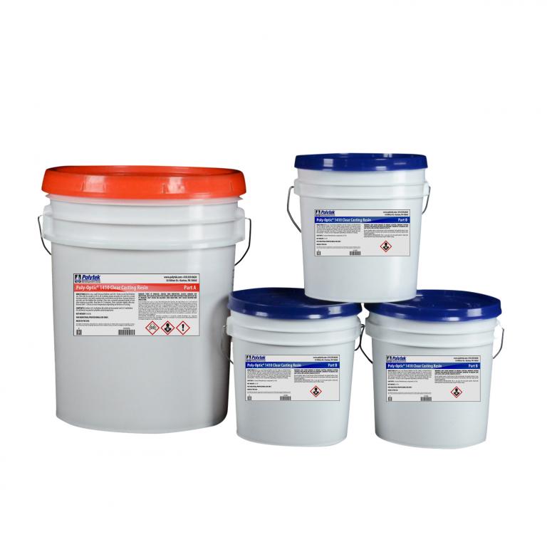 Polytek Poly-Optic 1410 Clear Casting Plastic - Chemical Concepts Inc