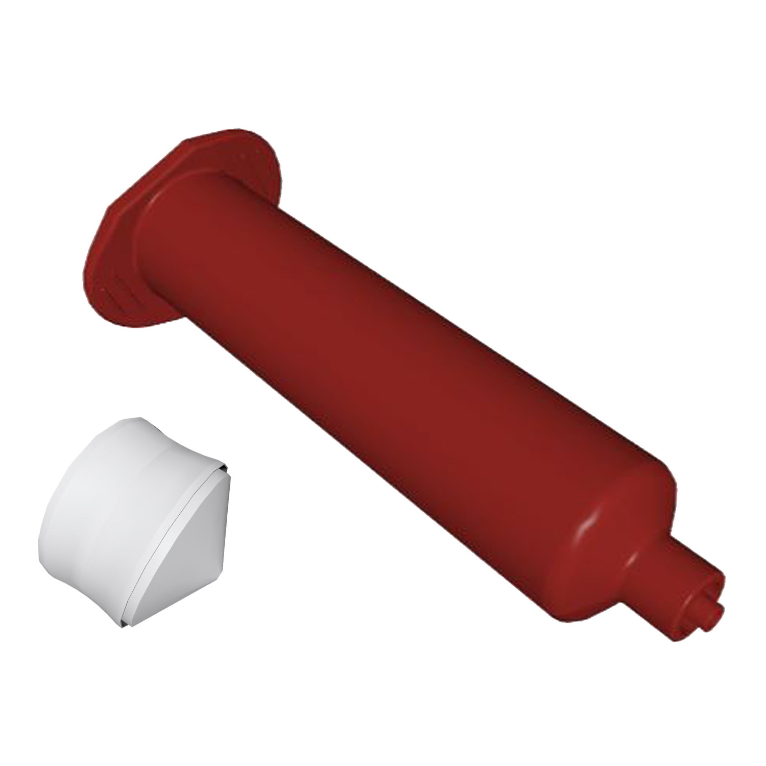 10CC BARREL D/AMBER W/WIPER PISTON WHITE(QTY=50) - Chemical Concepts Inc