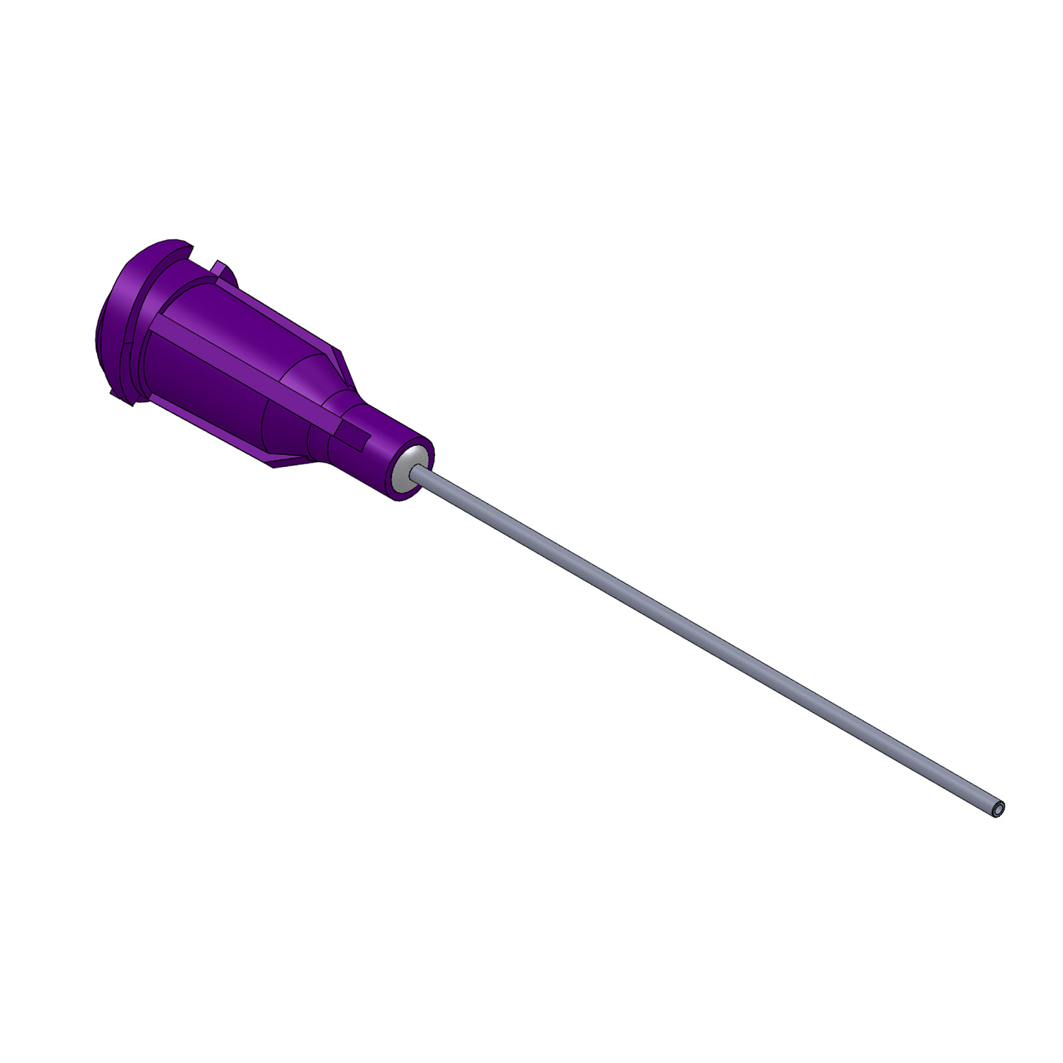 TE NEEDLE 21 GAUGE X 1 1/2" PURPLE (QTY=1000) - Chemical Concepts