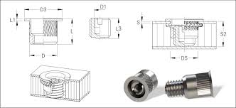 Deform-Nut Honeycomb Sandwich Panel Fasteners DM10 Rivet 13mm
