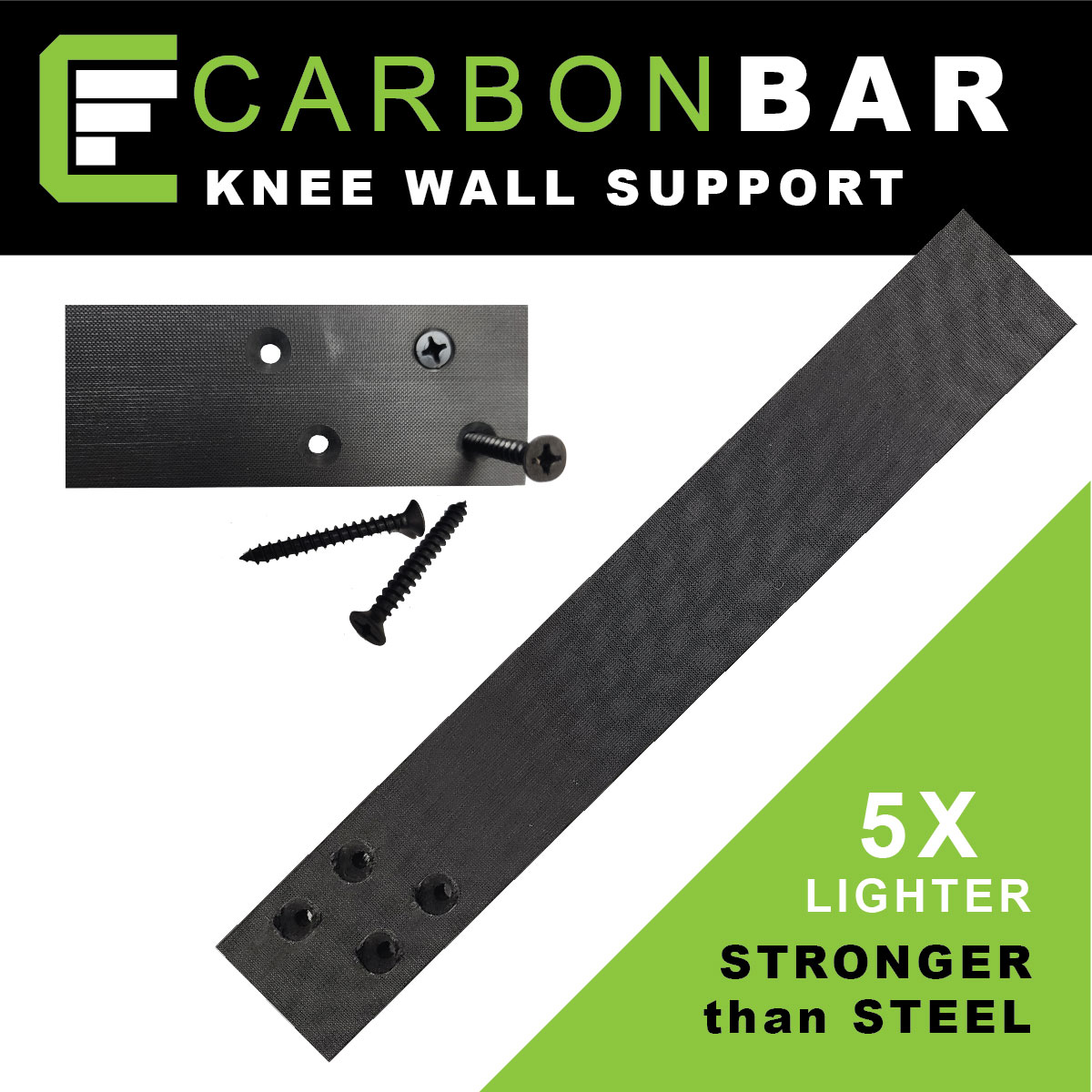 CarbonBar™ Knee Wall Bracket | Chemical Concepts