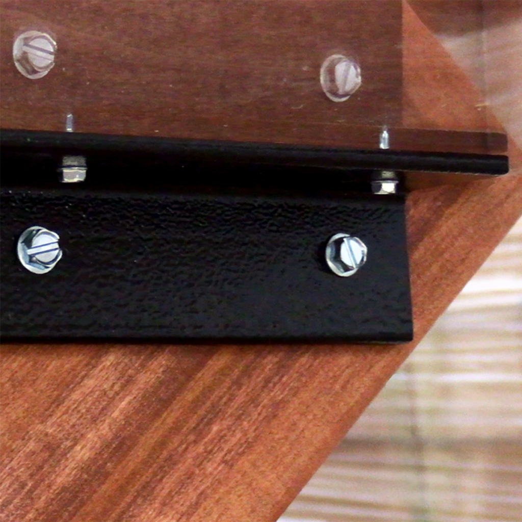 CounterBalance Stair Tread Bracket, Powdercoated Black, Import