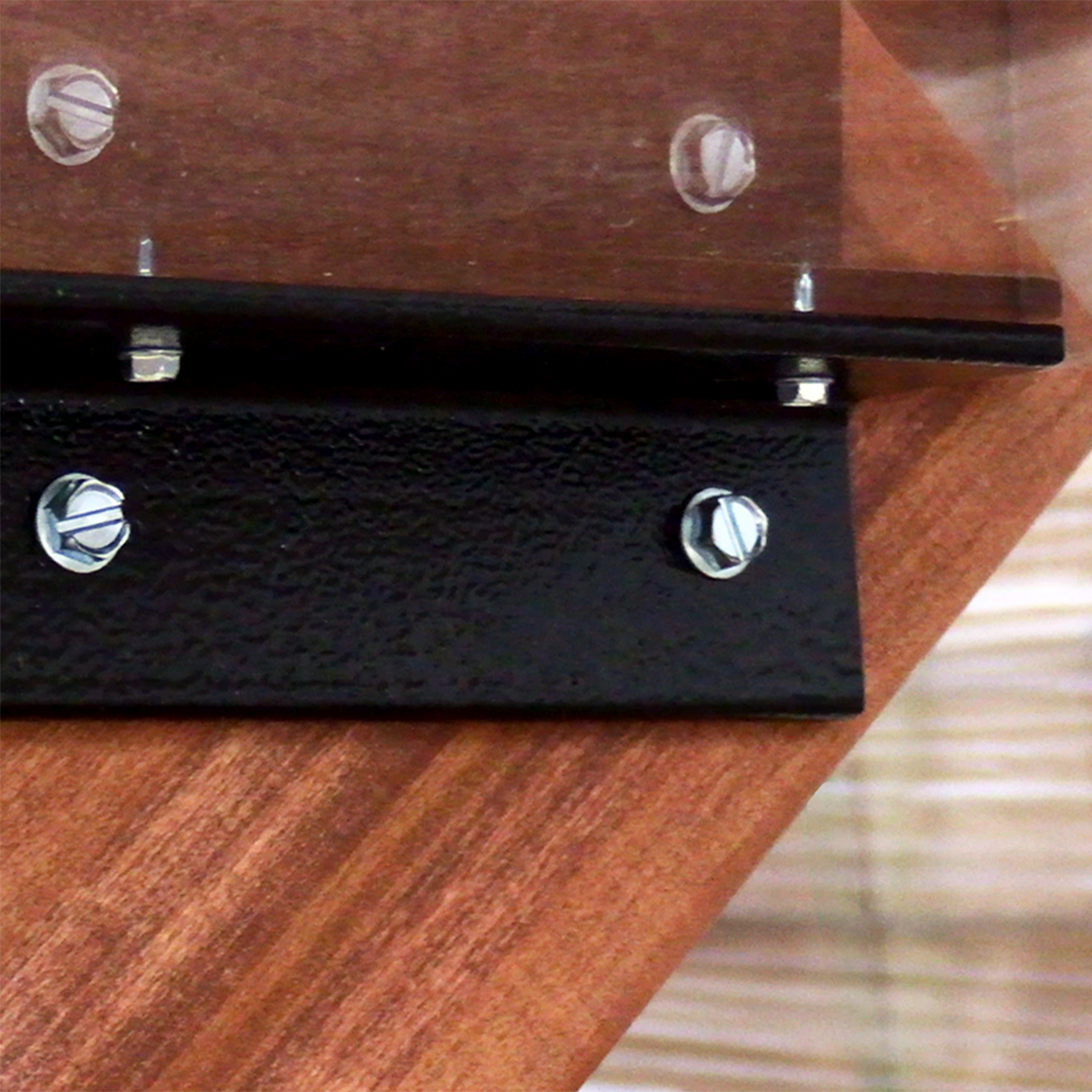 CounterBalance Stair Tread Bracket, Powdercoated Black, Import