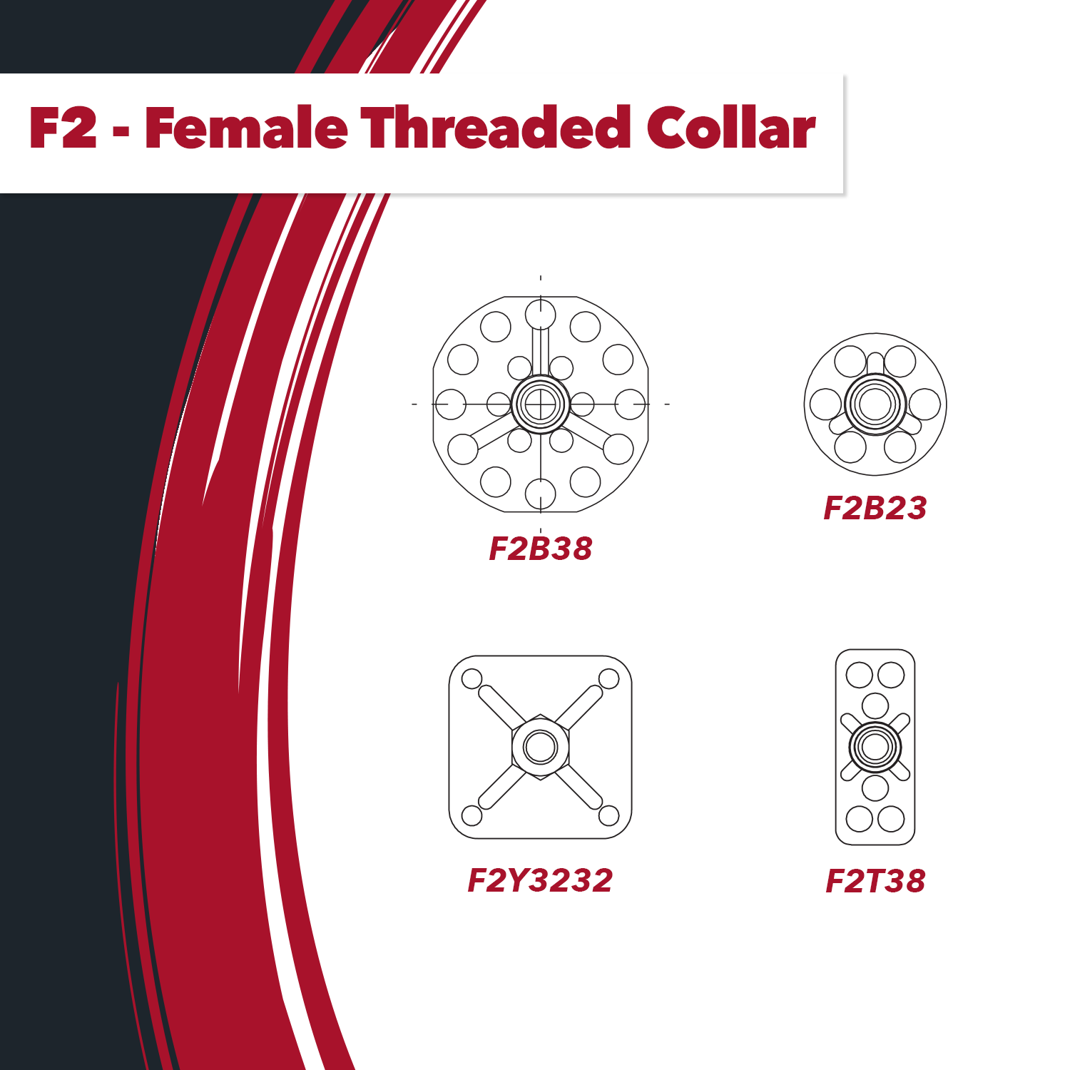 Adhesive Bonded Collars (F2 Female) | Chemical Concepts